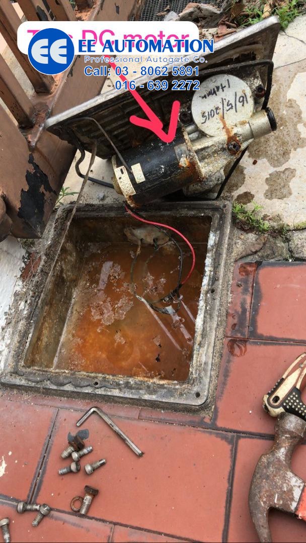 Underground Autogate Motor Is Full Of Water - EE Auto Gate