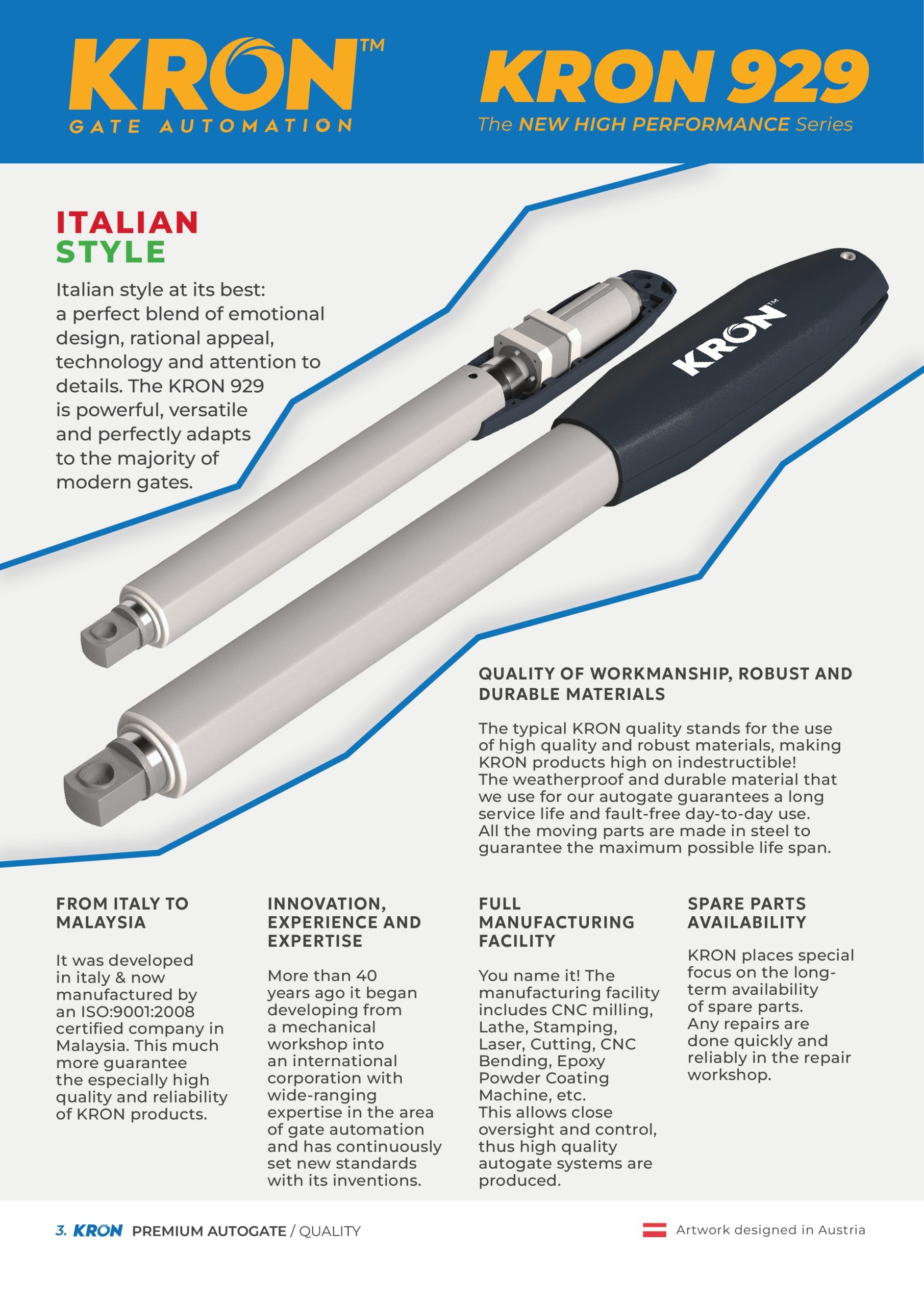 Autogate Bukit Jelutong – Pasang Swing KRON Autogate System - EE Auto Gate