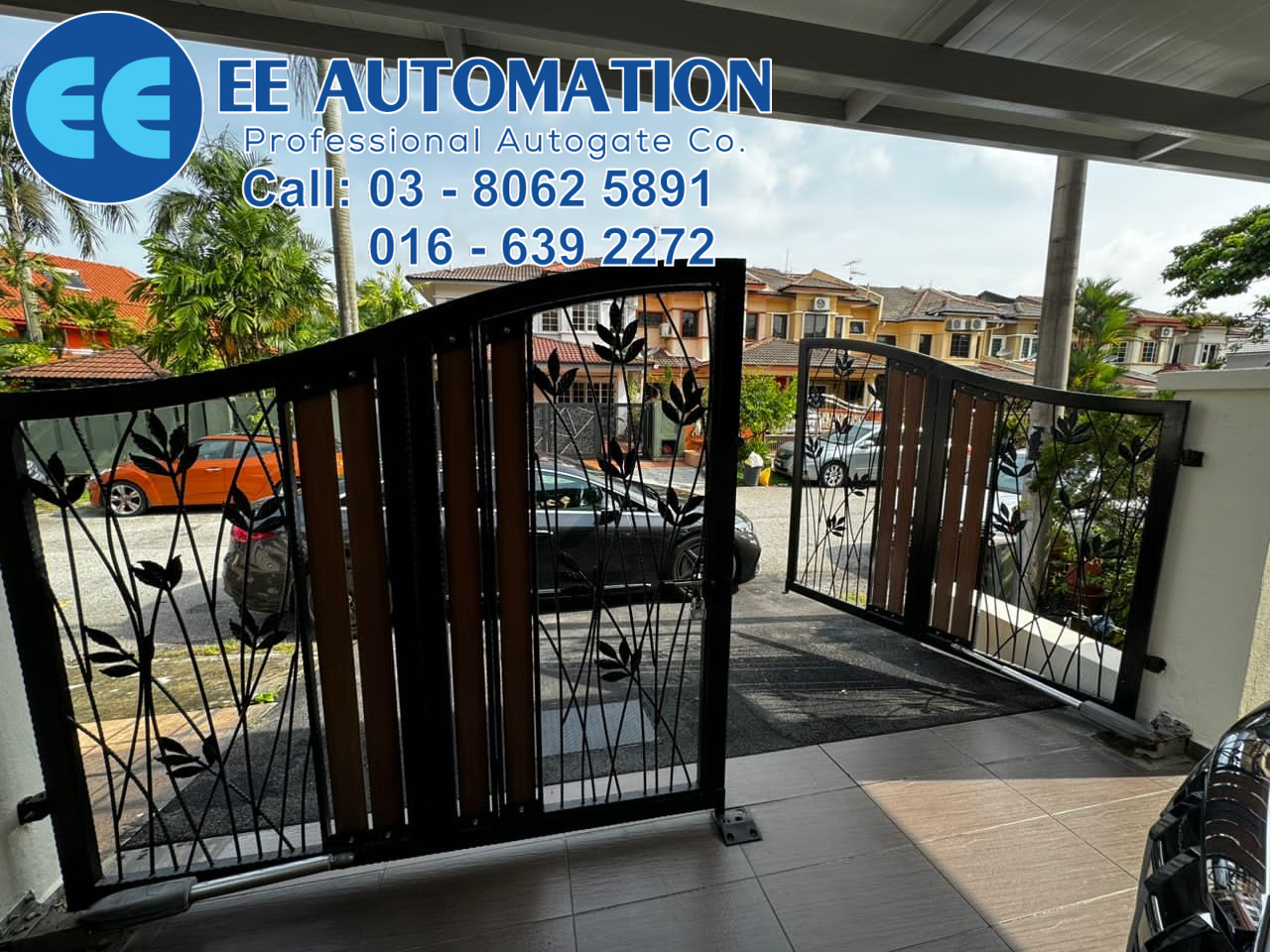 Baiki Autogate Shah Alam – Autogate Hanya Terbuka Sebelah - EE Auto Gate